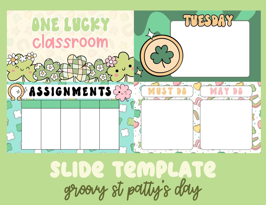 St. Patrick's Day Slides for Teachers - St Patty's Day Classroom ...