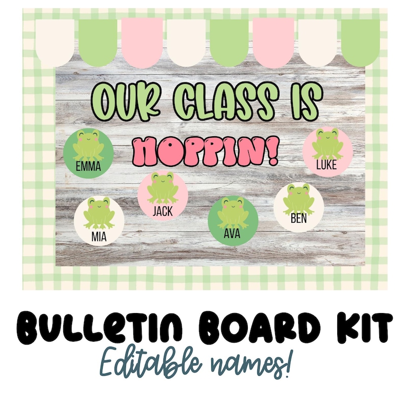 Frogs Bulletin Board - Etsy