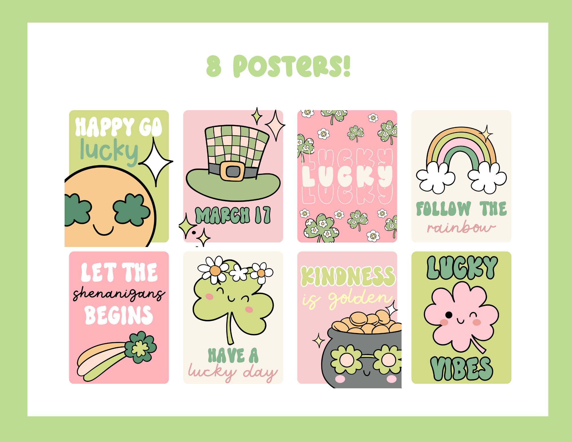 Classroom Posters for St Patricks Day - St Pattys Day Classroom Decor ...