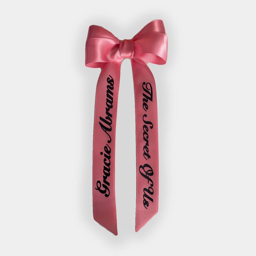 Customisable Gracie Abrams Inspired Concert Hair Bows| NOT GENUINE ...
