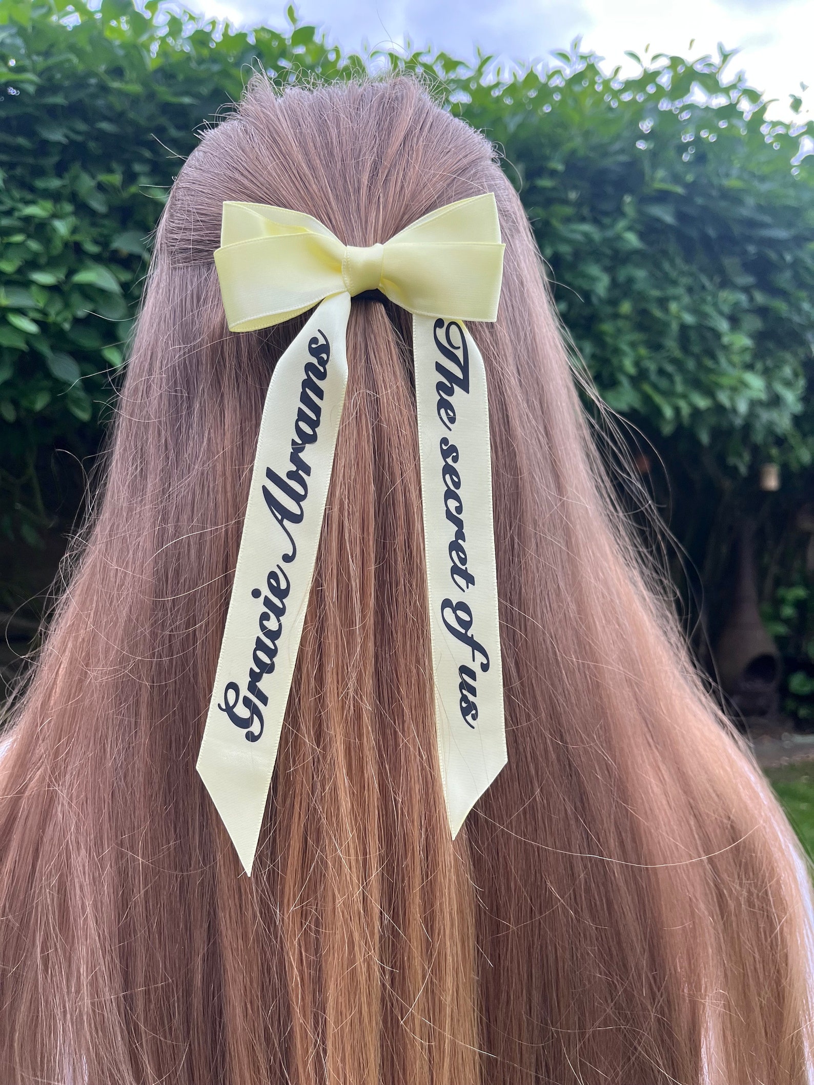 Customisable Gracie Abrams Concert Hair Bows - Etsy
