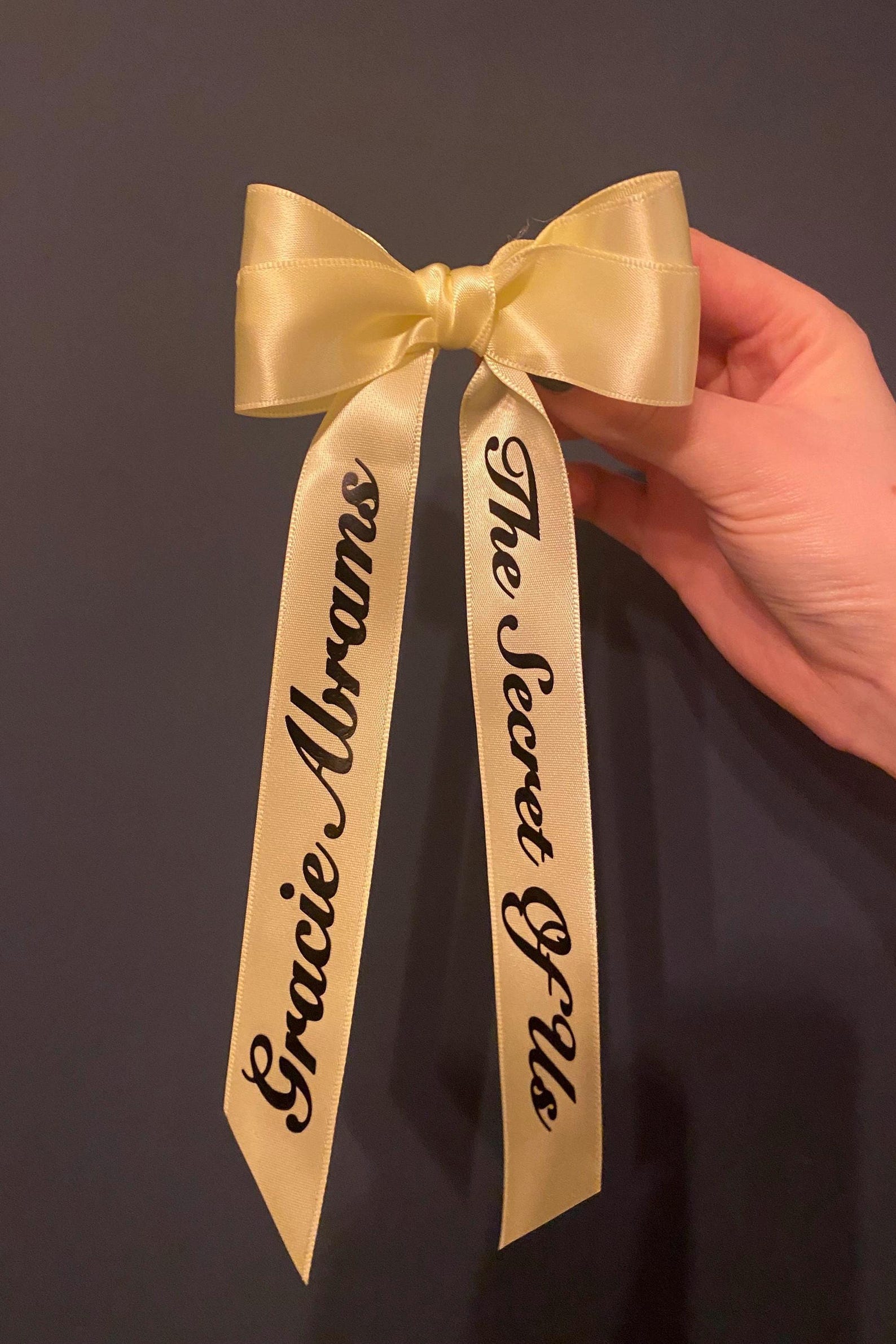 Customisable Gracie Abrams Concert Hair Bows - Etsy