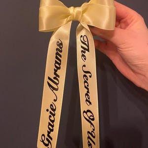 Customisable Gracie Abrams Concert Hair Bows - Etsy