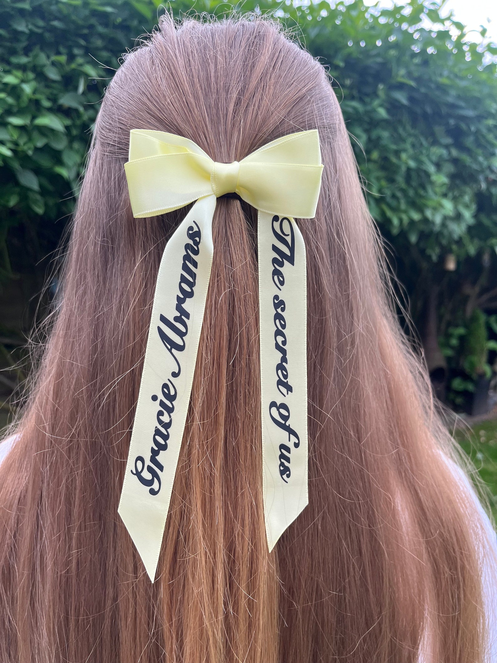 Customisable Gracie Abrams Concert Hair Bows - Etsy