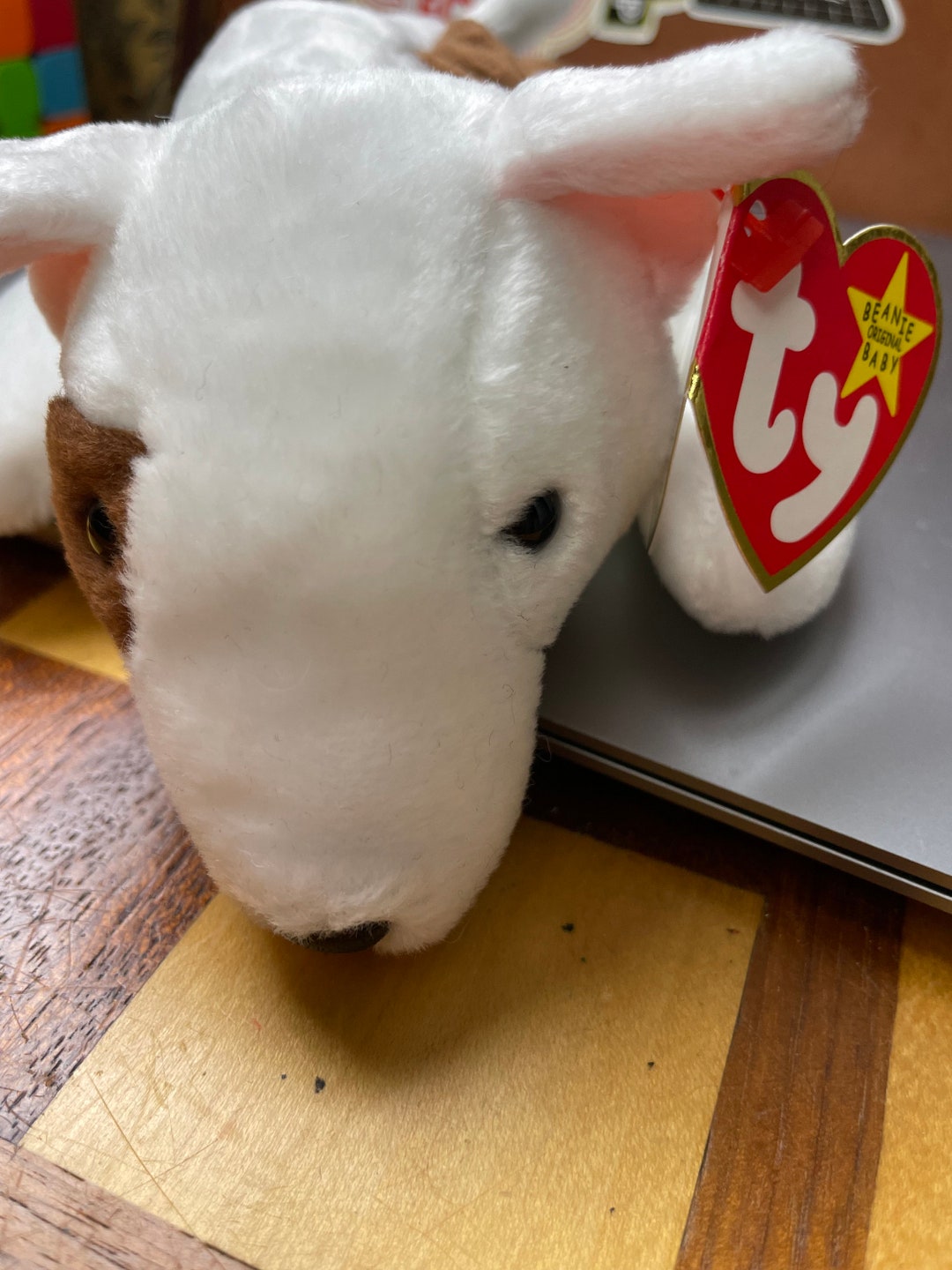 Butch the Bull Terrier Beanie Baby October 2, 1998 With Tag Errors - Etsy