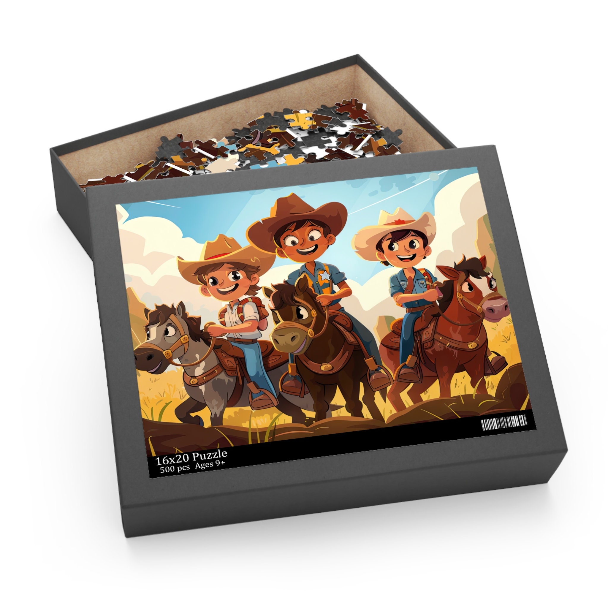 Cowboy Kid Jigsaw, Puzzle Games for Creative Family Activities of Game ...