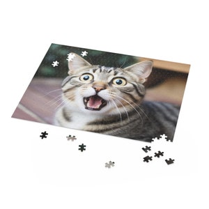 Funny Cat Surprised Meme, Puzzle Games for Creative Family Activities ...