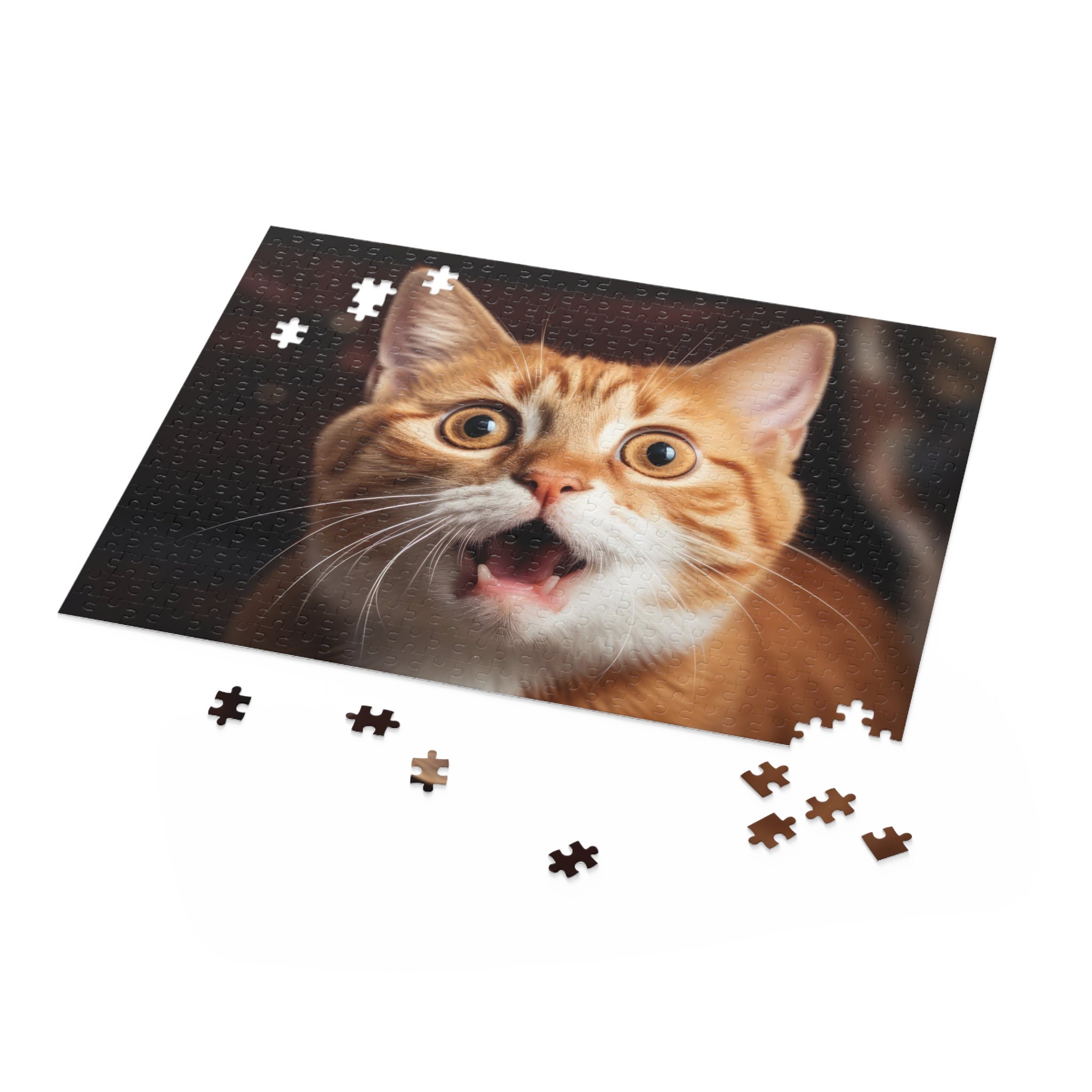 Funny Cat Surprised Meme, Puzzle Games for Creative Family Activities ...
