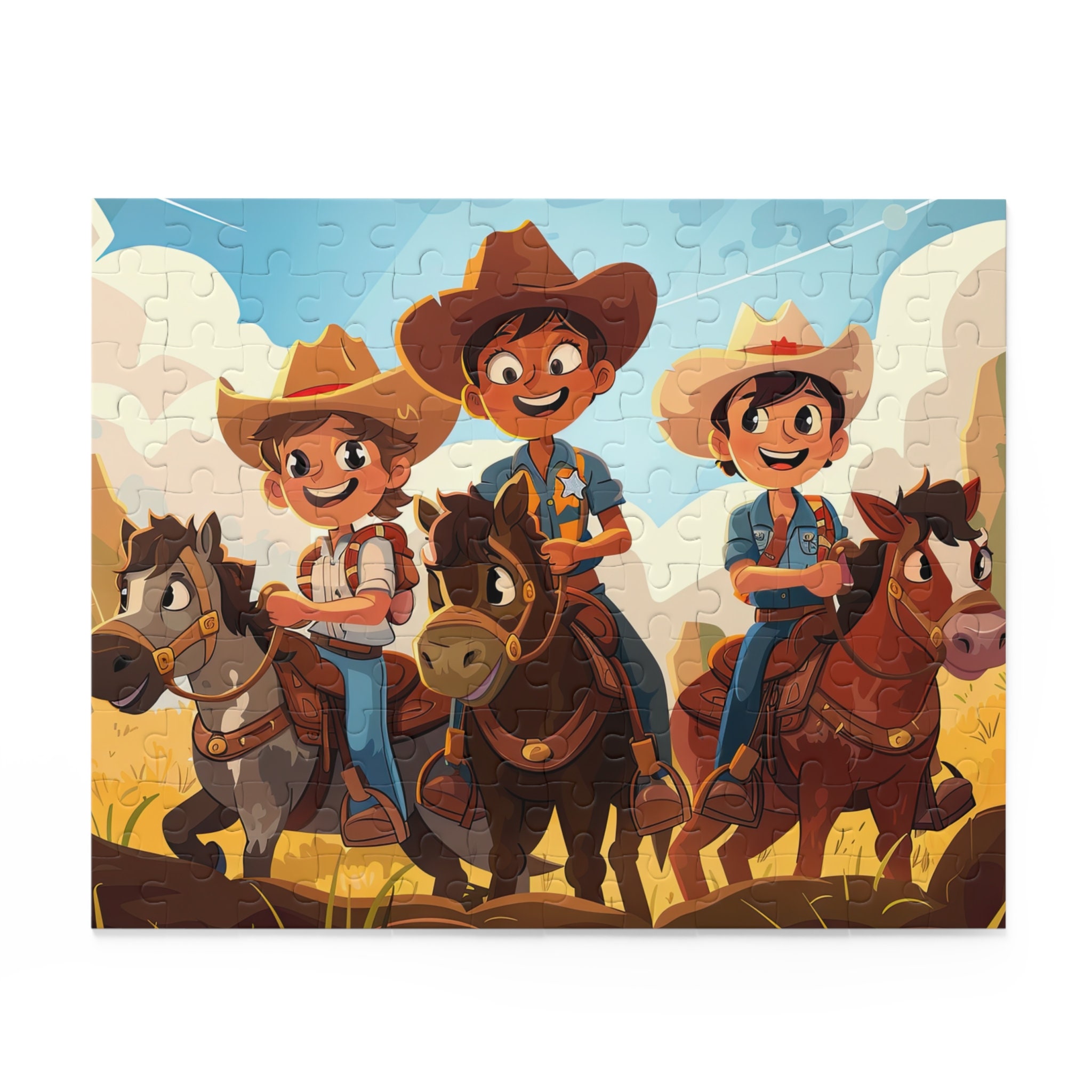 Cowboy Kid Jigsaw, Puzzle Games for Creative Family Activities of Game ...