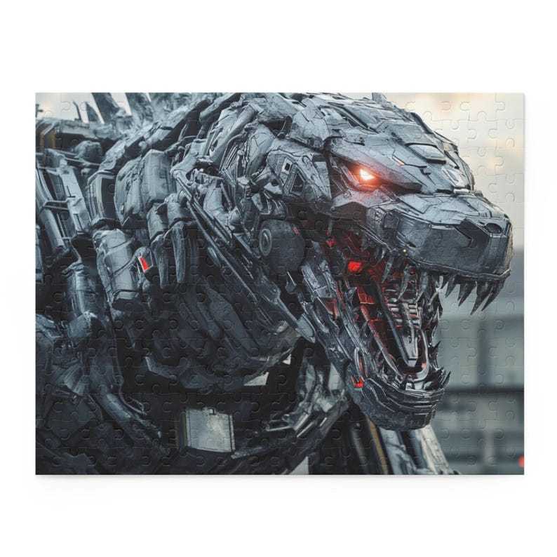 Mecha Godzilla Puzzle Epic Mechanical Monster Jigsaw for Sci-fi Fans ...