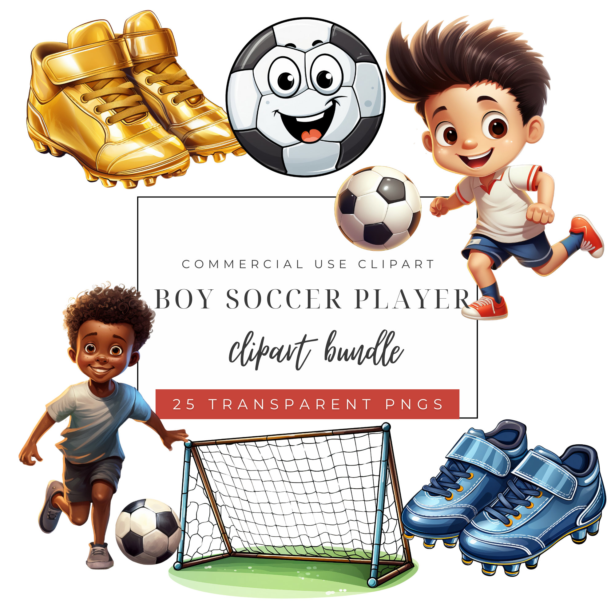 Soccer Player Clipart, 25 PNG Transparent Background, Soccer Ball ...