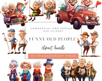 Old Ladies Clipart, Old People Clipart, Funny Old Ladies PNG, Grandma Clipart, Downloads People ...