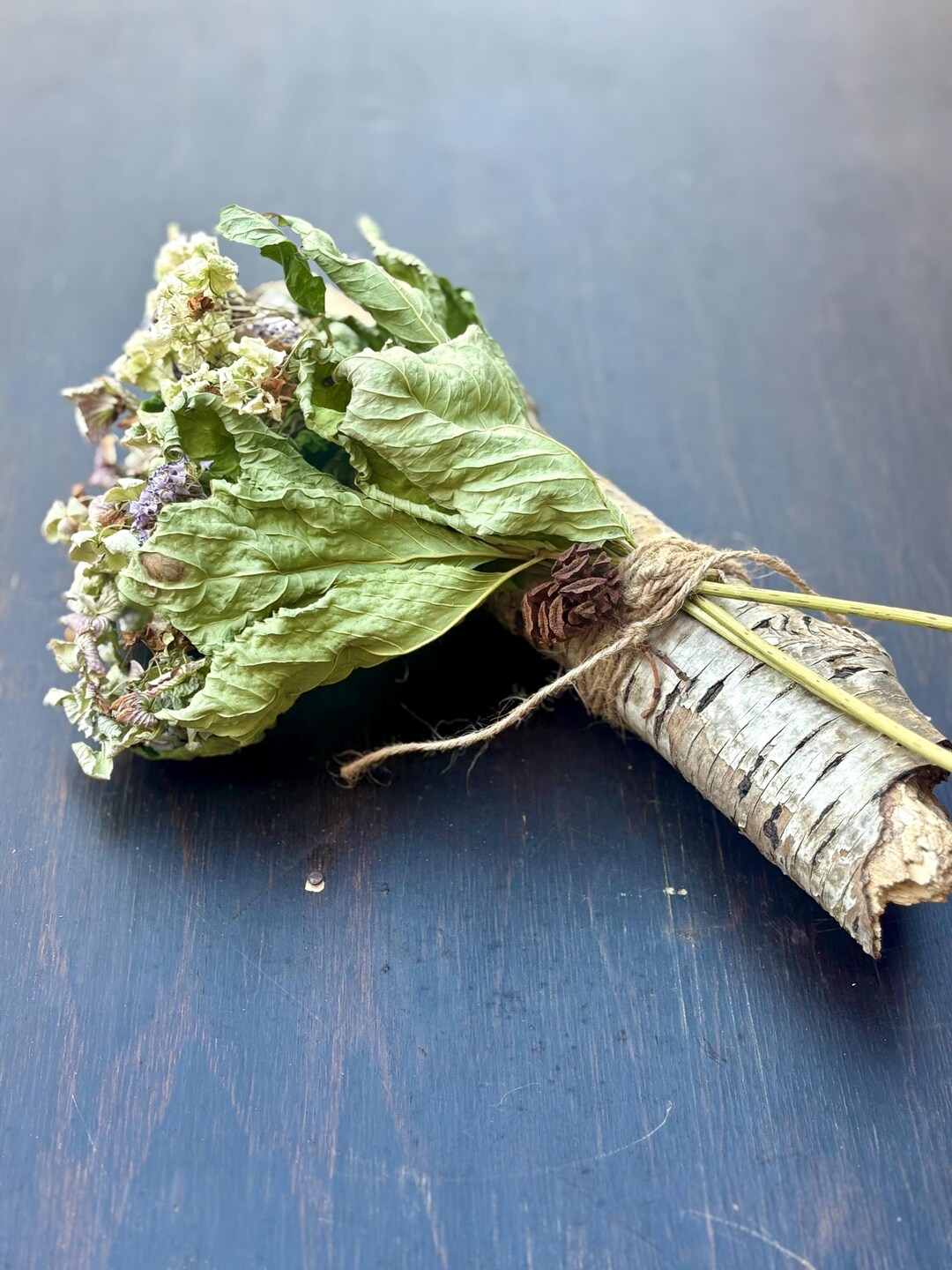 Birch Hydrangea Bonfire Starter| Natural Housewarming Special Occasion ...