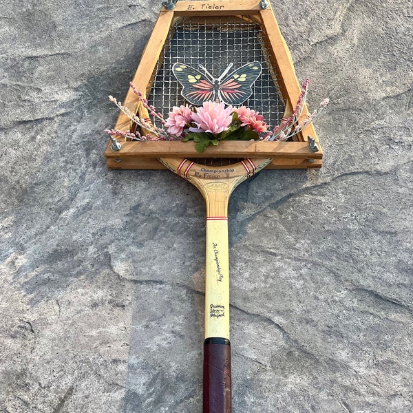 Wooden Tennis Racket - Etsy
