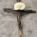 Grapevine Branch and Mushroom Cross Religious Nature Inspired Home ...