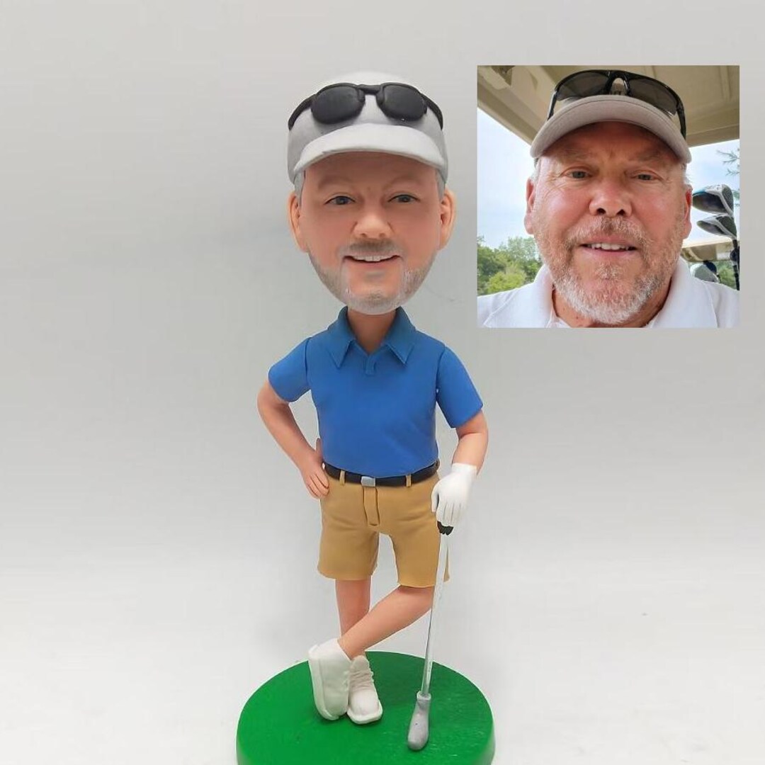 Custom Golf Player Bobbleheads - Personalized Figurines, Gift for Boss ...