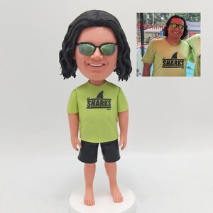 Custom Swimming Coach Bobblehead，custom Swimmer Bobblehead，personalized ...