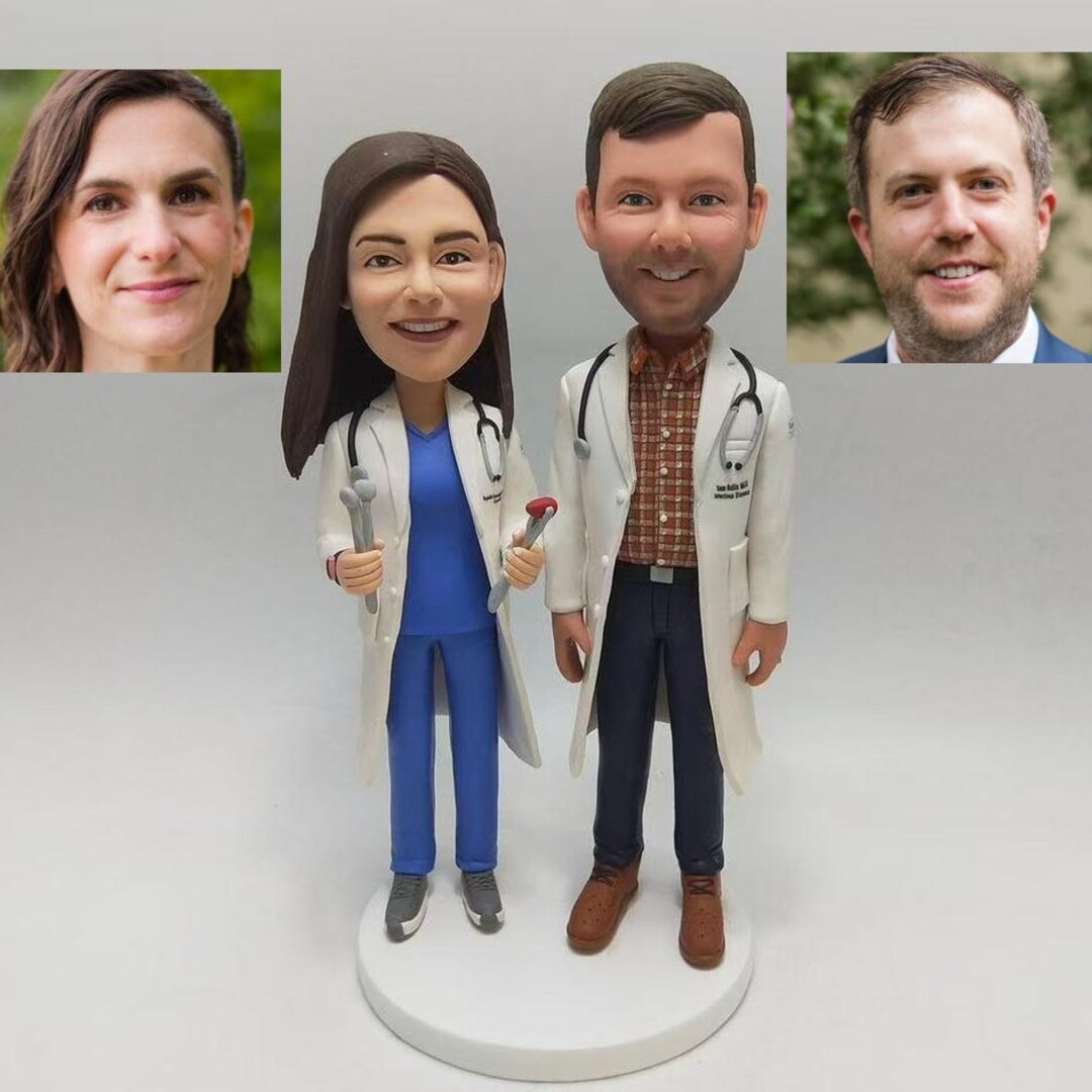 Personalized Doctor Bobblehead, Custom Surgeon Bobblehead With ...