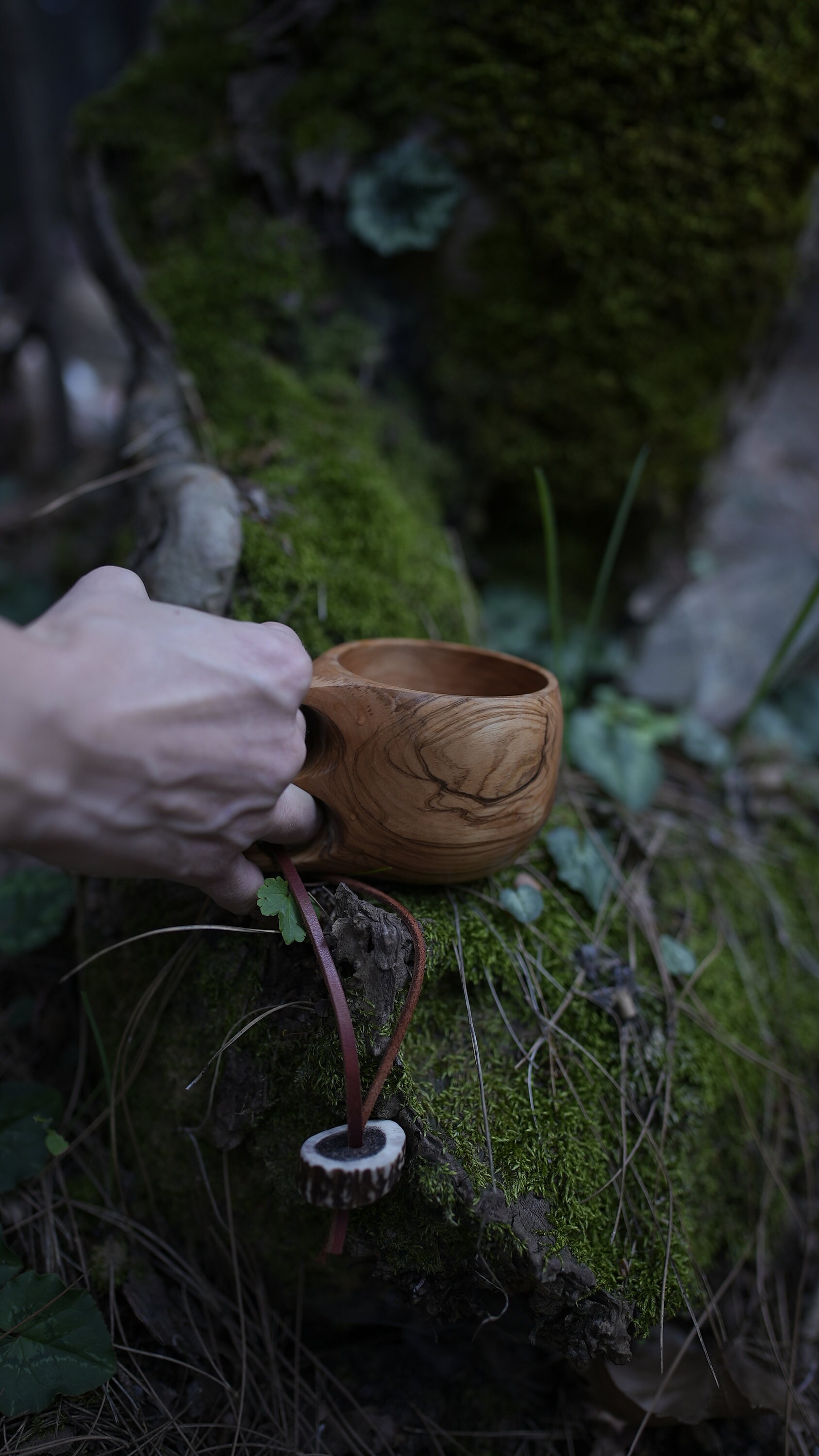 Handmade Olive Wood Kuksa, Kuksa, Wooden Mug, Bushcraft Mug, Camping ...