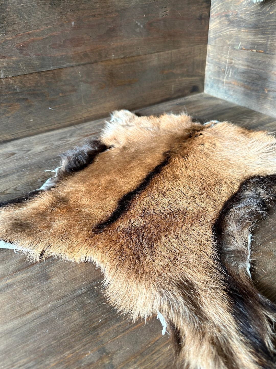Goat Hide, Natural Goat Hide, Bushcraft Mat, Goat Fur, Sitting Mat ...