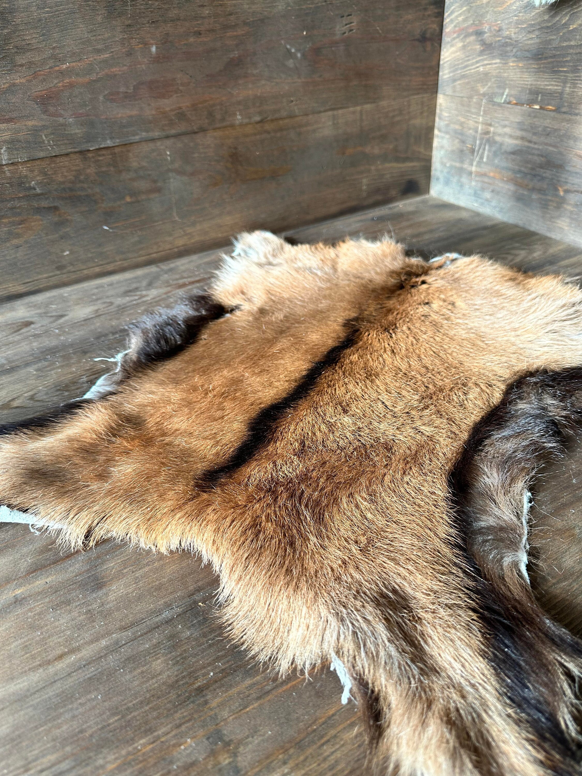 Goat Hide, Natural Goat Hide, Bushcraft Mat, Goat Fur, Sitting Mat ...