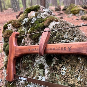 Bucksaw,bow Saw,bushcraft Saw,american Walnut Buck Saw, Buck Saw With ...