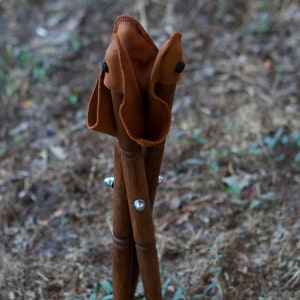 Leather Camp Stool for Bushcraft & Camping, Bushcraft Stool, Foldable Stool,tripod Stool ...