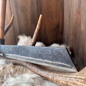Handforged Splitting Froe With Wooden Handle: Woodworking Tool - Etsy