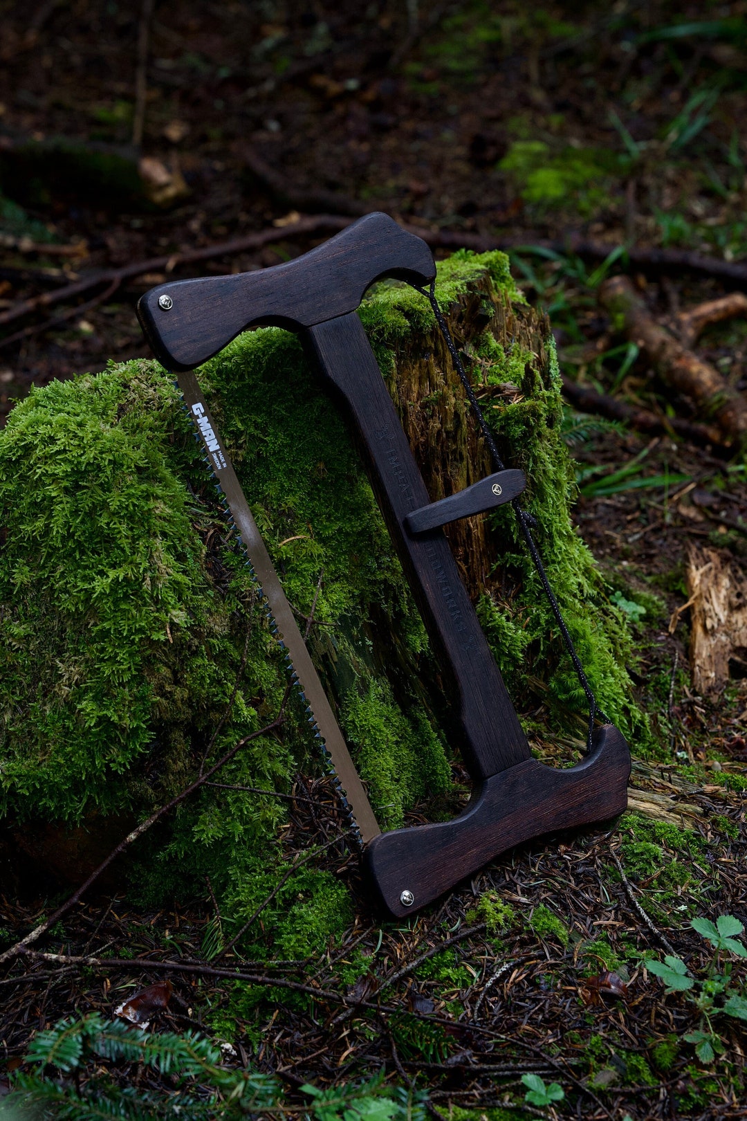 Bucksaw With Canvas Carrying Case, Bow Saw, Bushcraft Gear, Folding Saw ...