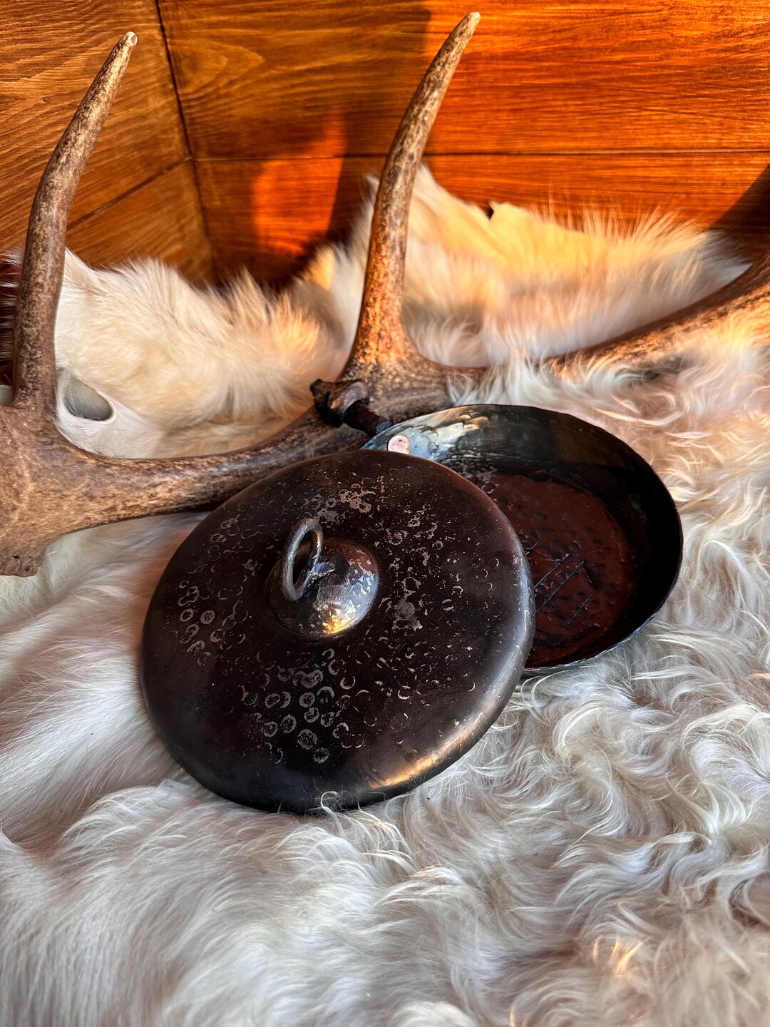 Bushcraft Pan, Handforged Camping Pan, Blacksmith Medieval Pan ...