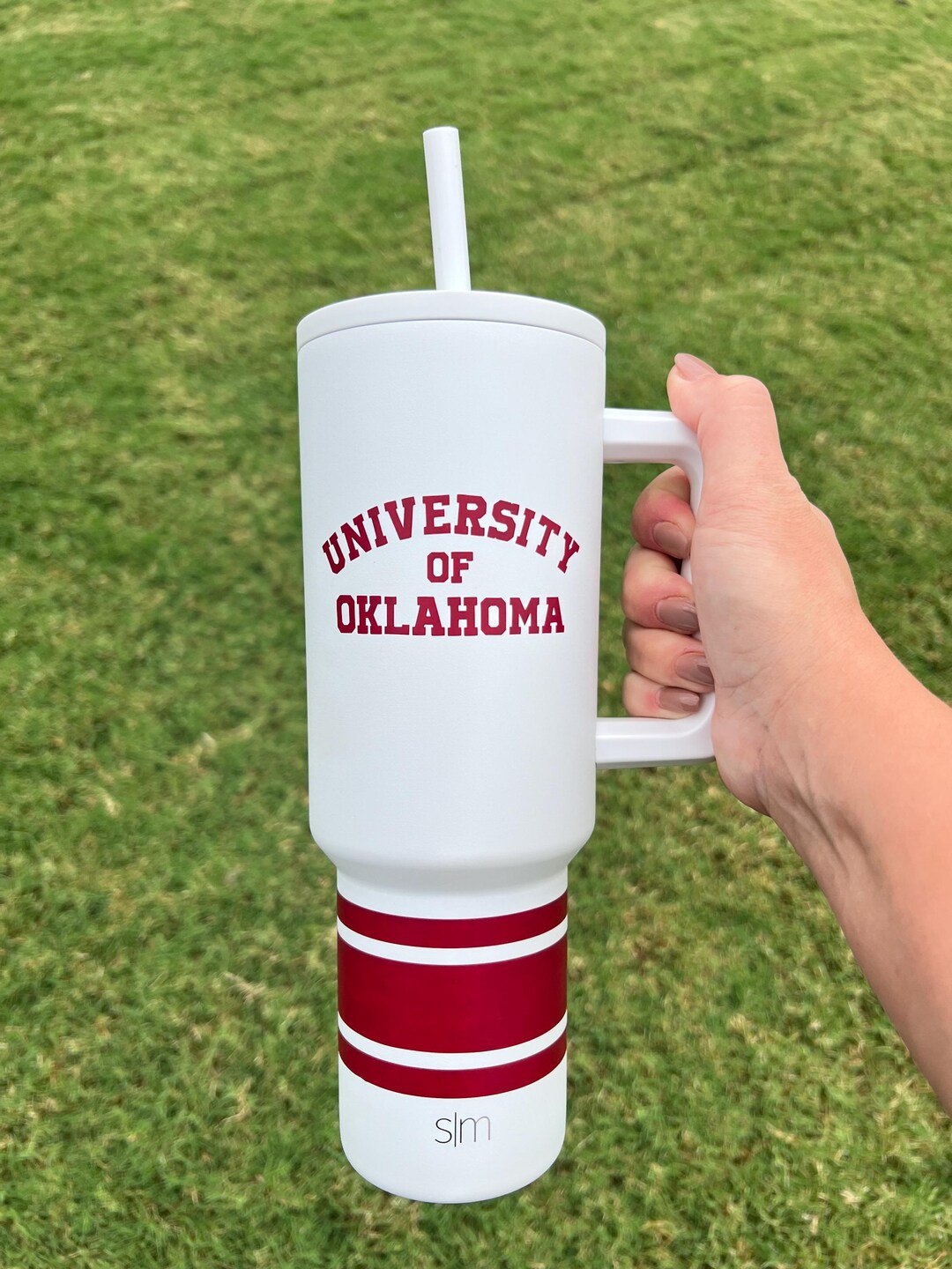 University of Oklahoma Simple Modern Trek 40oz Tumbler With Handle + 2 ...
