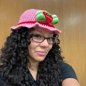 PDF PATTERN// Crochet Strawberry Shortcake Inspired Hat //PATTERN - Etsy