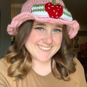 PDF PATTERN// Crochet Strawberry Shortcake Inspired Hat //PATTERN - Etsy