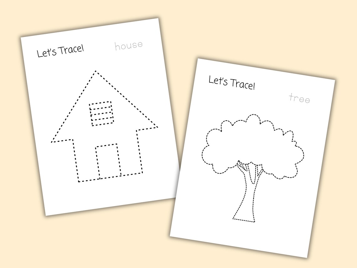 Preschool Tracing Worksheets Printable, Weather Tracing Worksheets ...