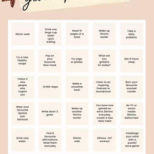 30 Day Summer Glow up Challenge / Self Care Digital Download / Wellness ...