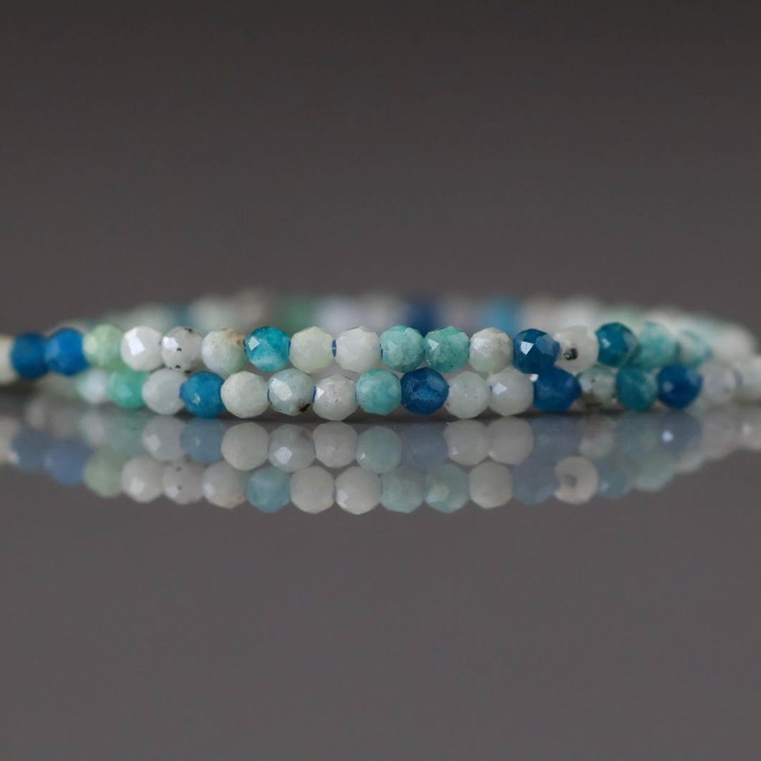 1.9mm Hauynite Beads Micro Faceted 15" AAA Hauyne Gemstone Beads ...