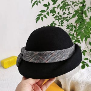 Classical French Style Wool Beret/ Winter Women Hat/ Handmade Elegant ...
