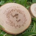 Custom Wood Slice Wedding Favors - Laser Engraved With Couple's Names ...