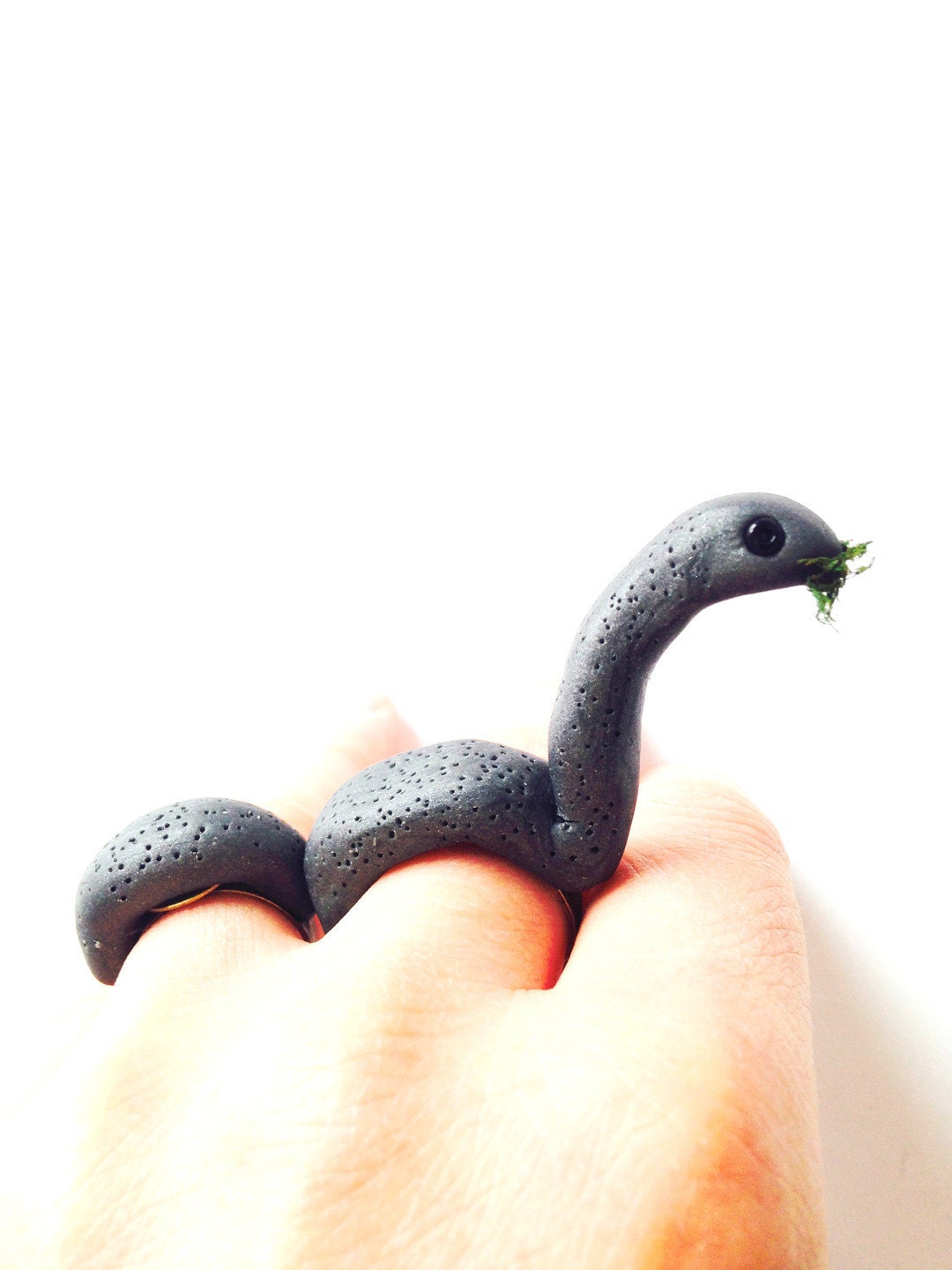 Ring NESSIE Friendly Loch Ness Monster Made to Order Double Ring by the ...