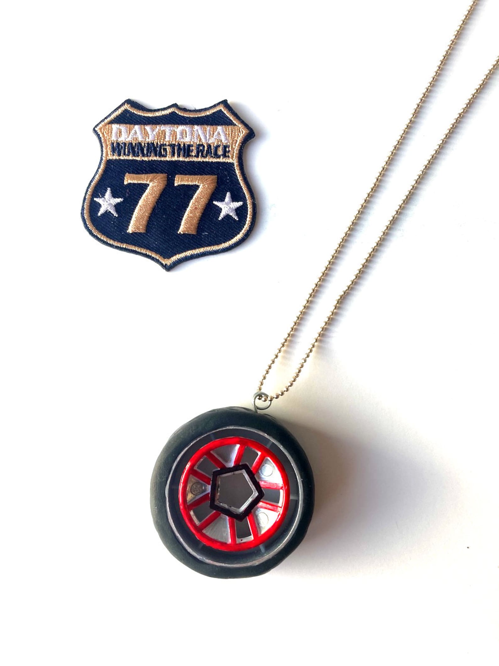 Necklace Formula 1 Miniature F1 Race Car Tyre Handmade Charm Necklace ...