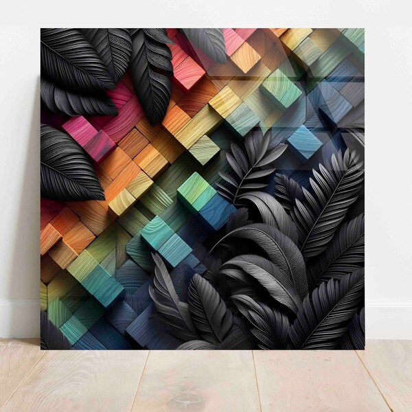 Abstract Art Blocks - Etsy