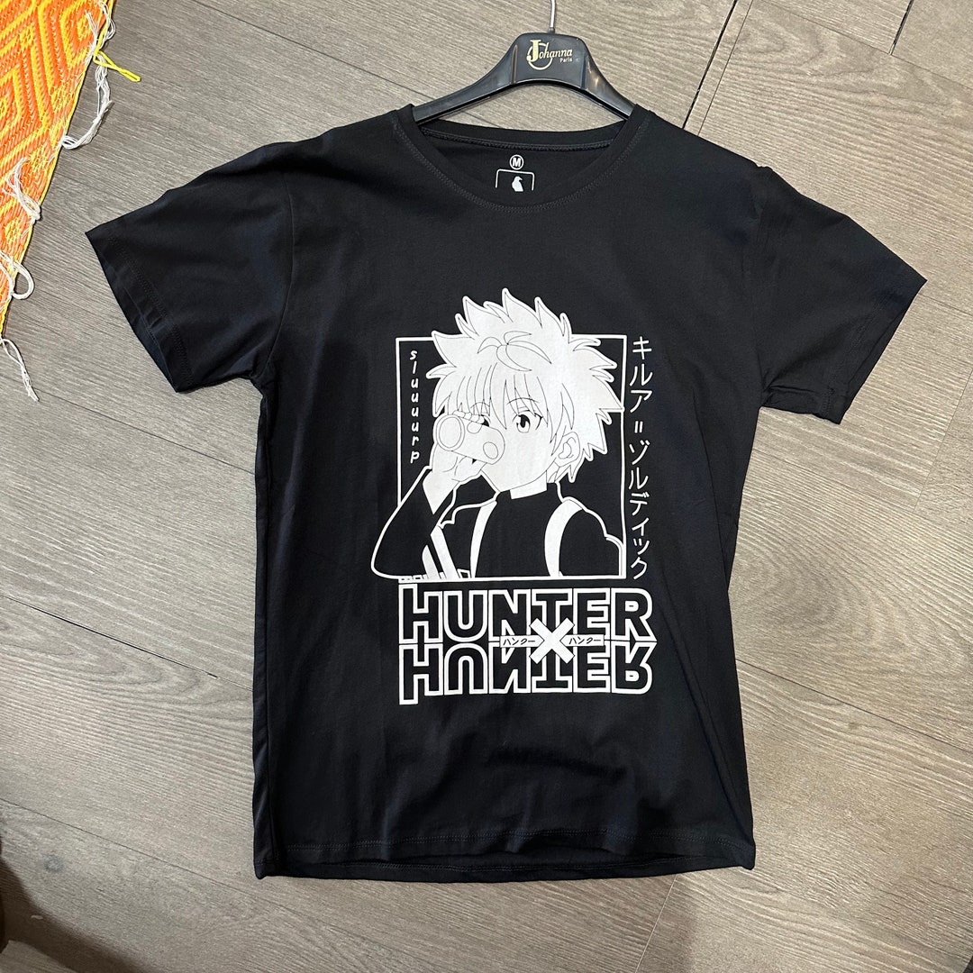 Hunter X Hunter Killua Zoldik Anime Manga T-shirt Black - Etsy