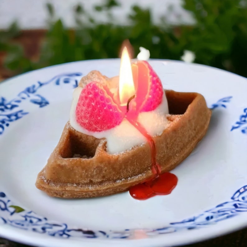 Waffles & Cream Candle, High Tea, Birthday Gift, Bridesmaid, Foodie ...