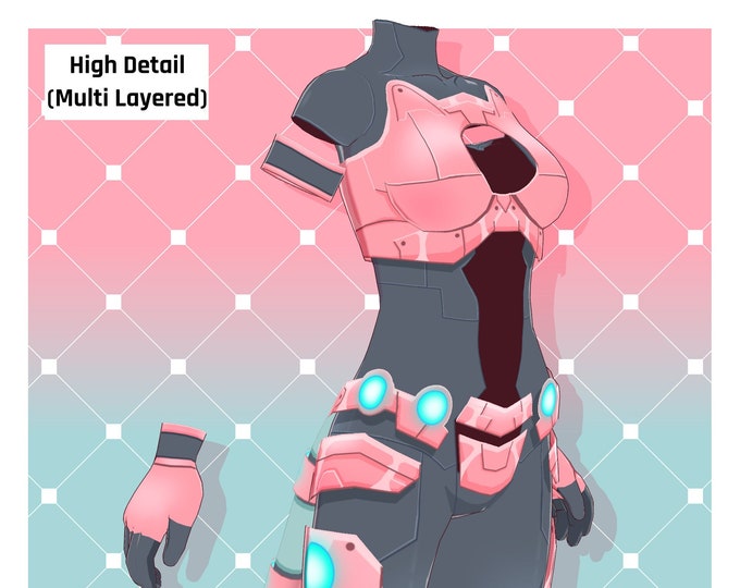 Vroid Cleavage Texture - Etsy UK