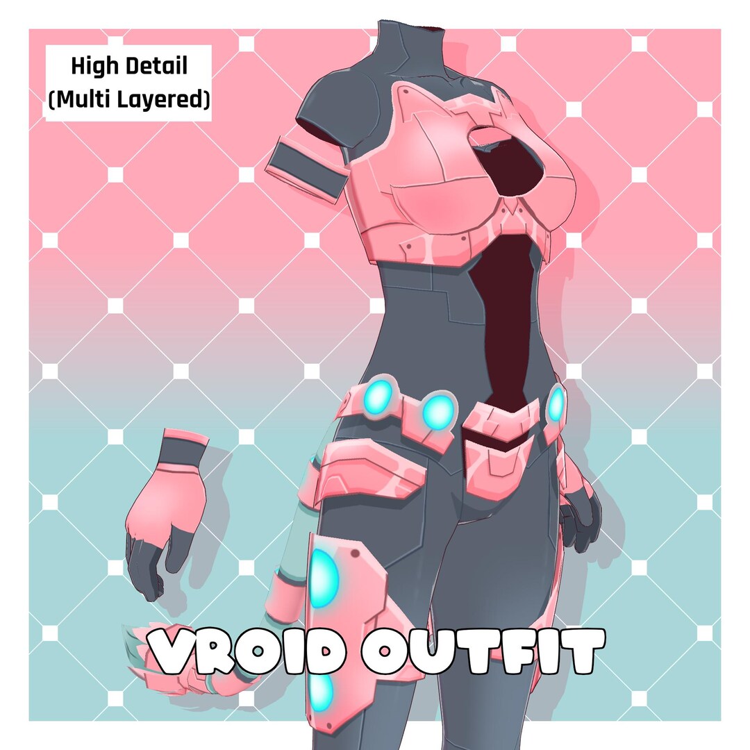Vroid Outfit/衣装 - Momoko: Mech Outfit - Etsy