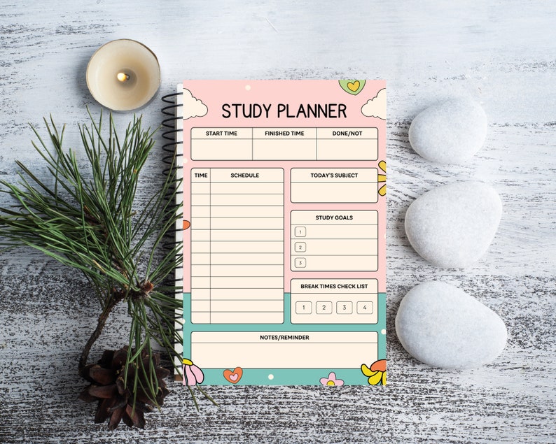 Editable Daily Study Planner, Weekly Study Planner, Digital Weekly ...