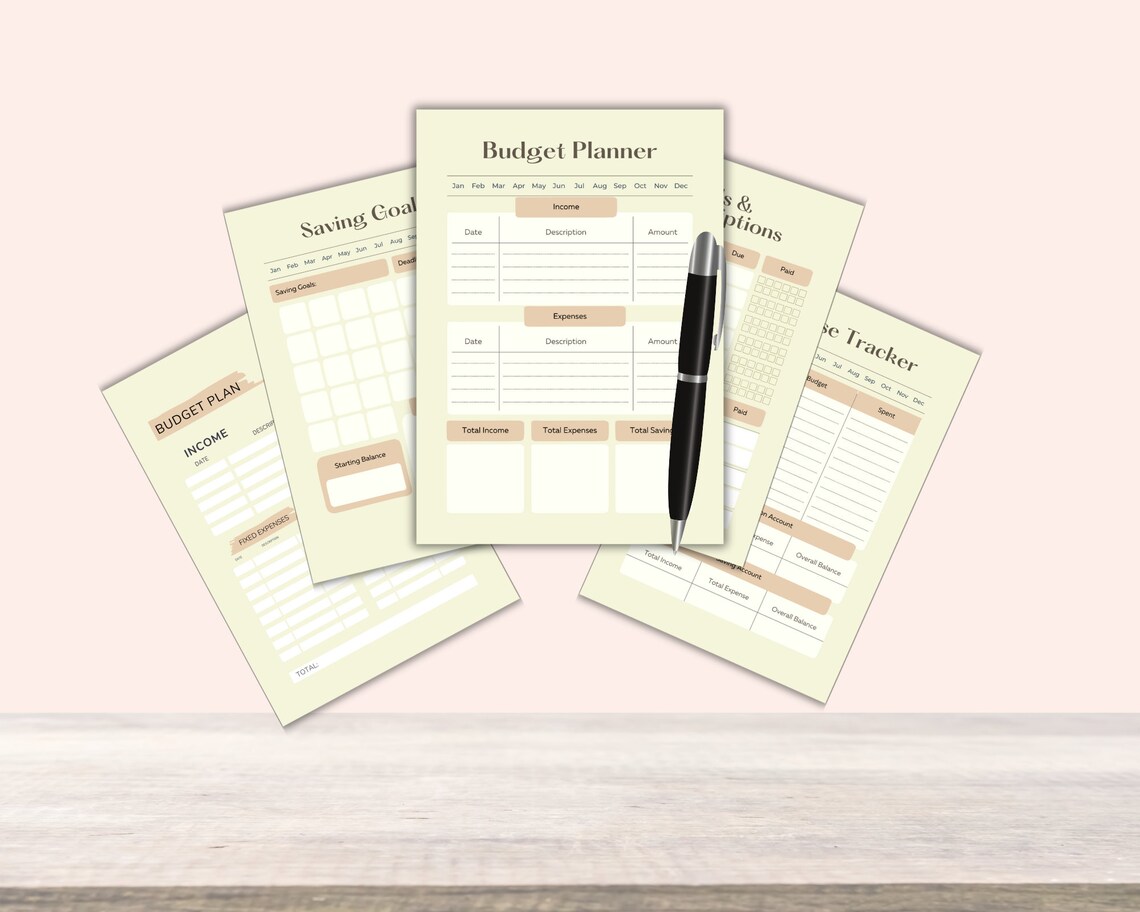 Editable Budget Planner, Budget Template, Budget Tracker, Instant ...