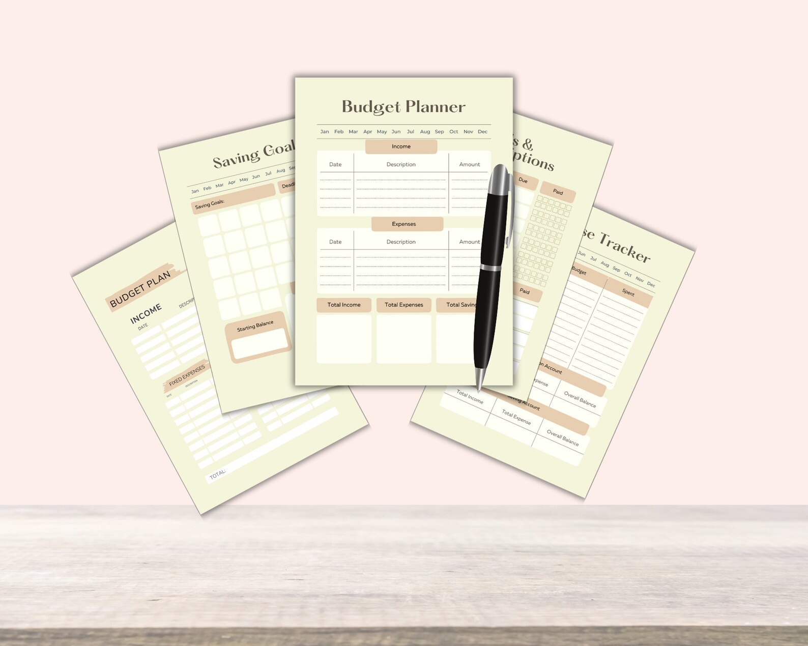 Editable Budget Planner, Budget Template, Budget Tracker, Instant ...