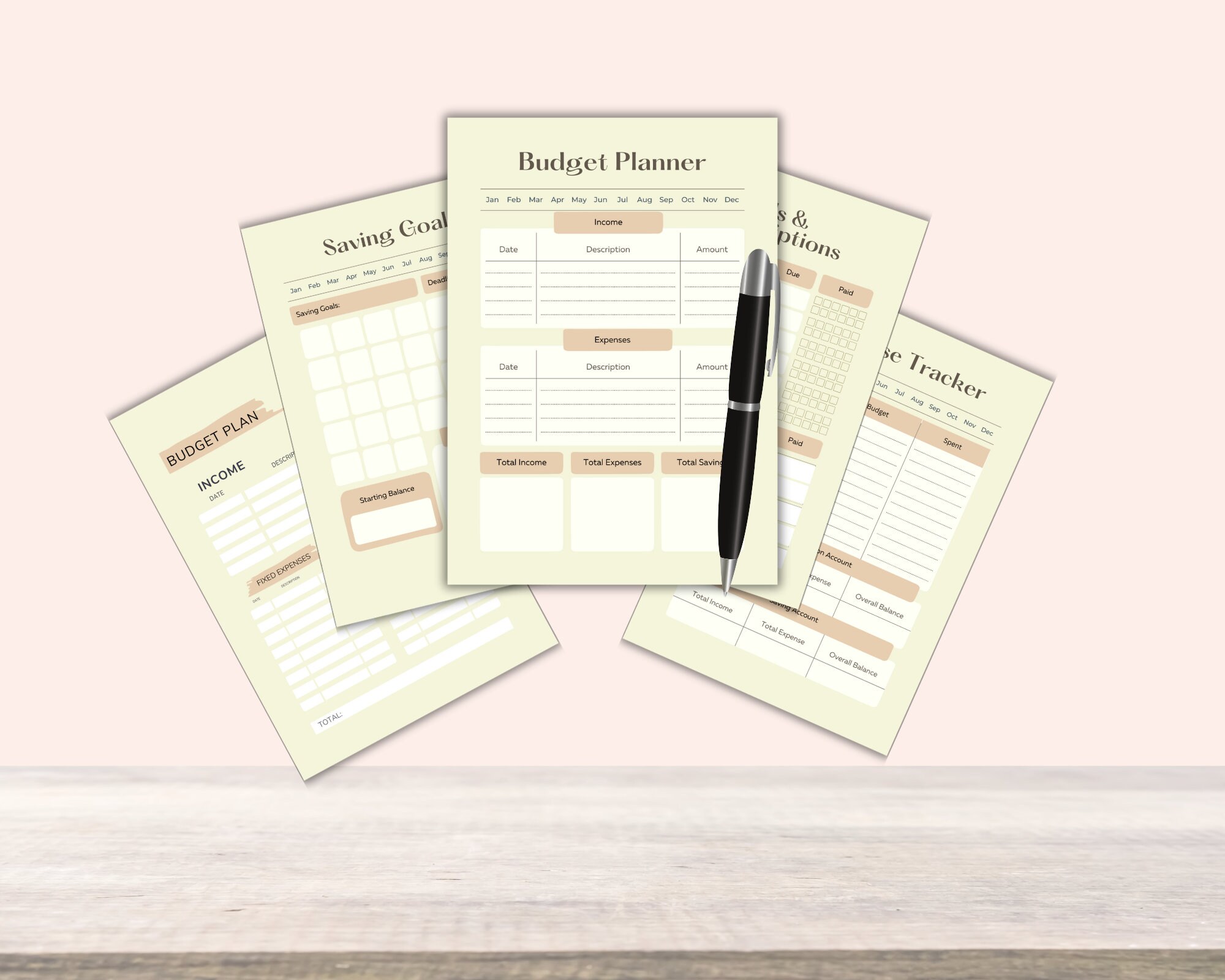 Editable Budget Planner, Budget Template, Budget Tracker, Instant ...