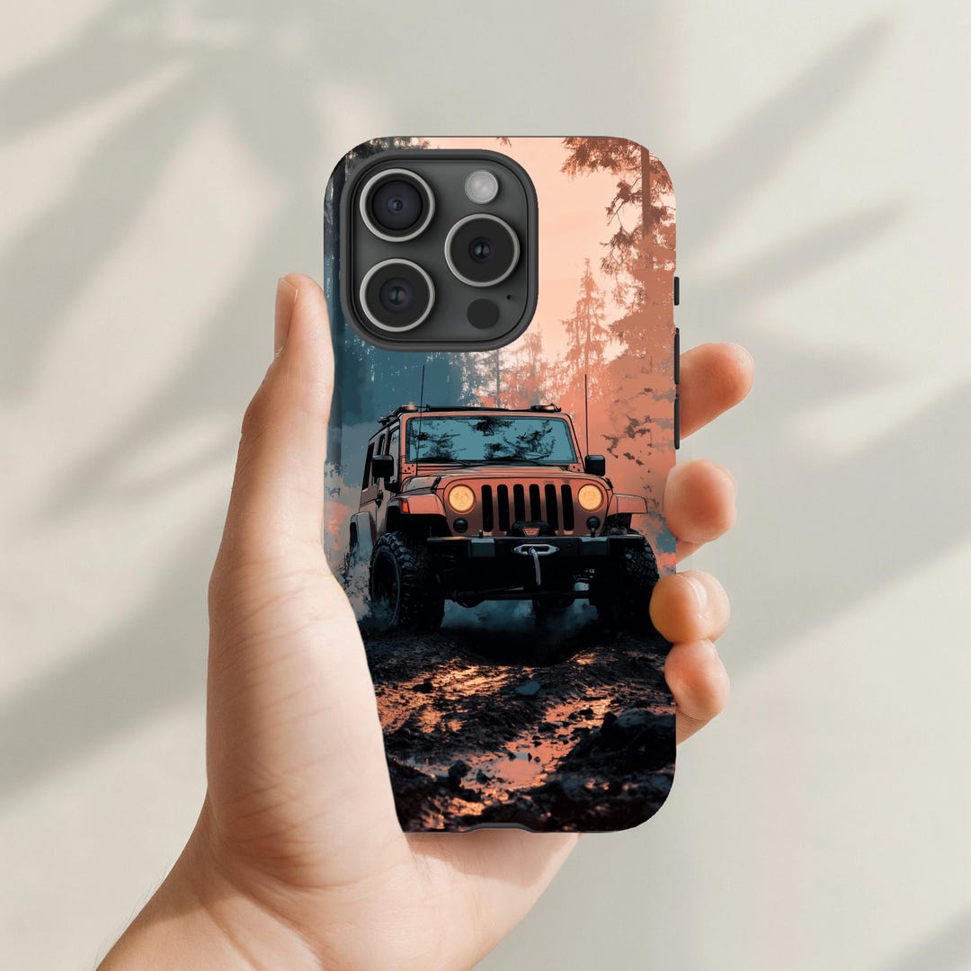Orange 4x4 Overlander Offroad Jeeper Inspired iPhone Case Cute Bright ...
